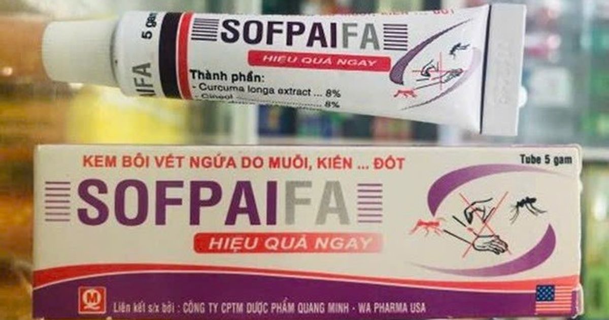 Sản phẩm Sofpaifa của Dược phẩm Quang Minh quảng cáo vống... gây nguy hại